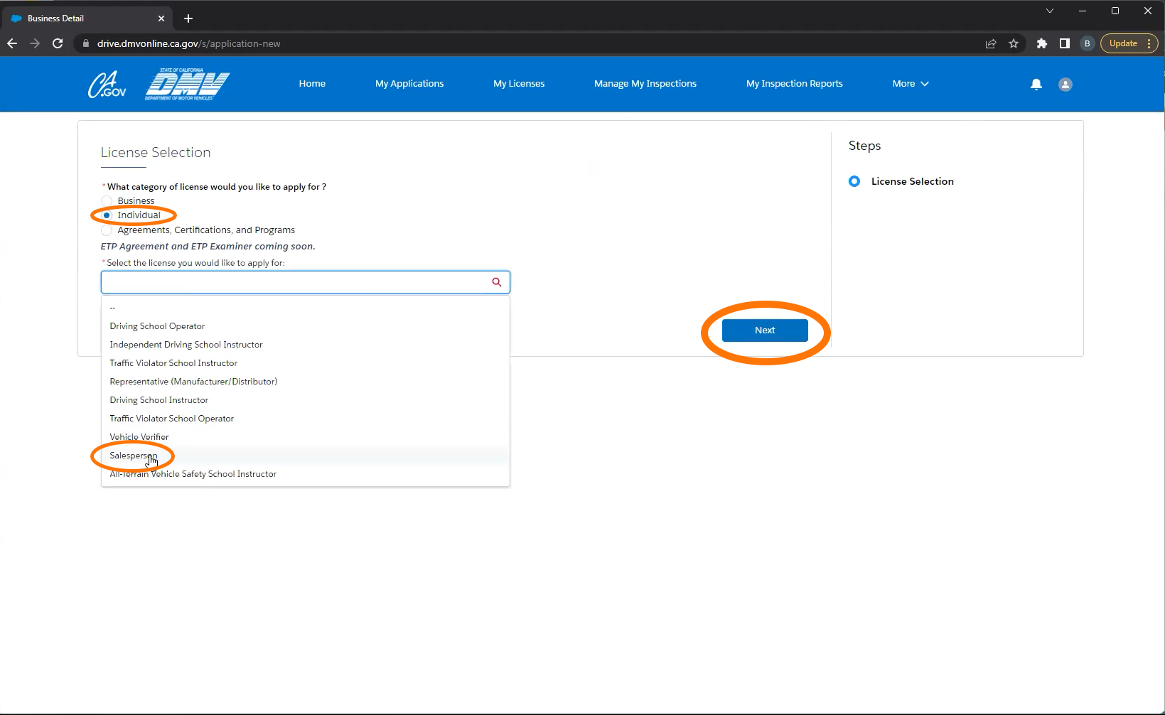 New Online DMV Sales License Guide - CarBlip